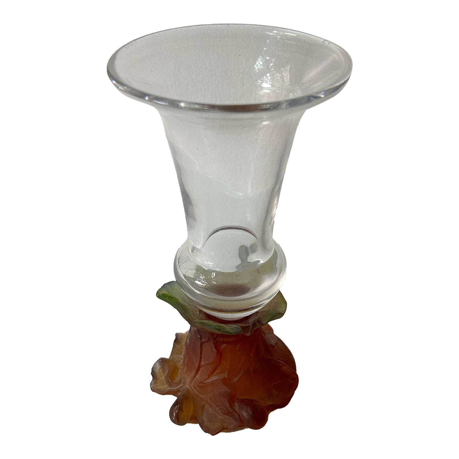 1990s Daum Small Bud Vase | Chairish