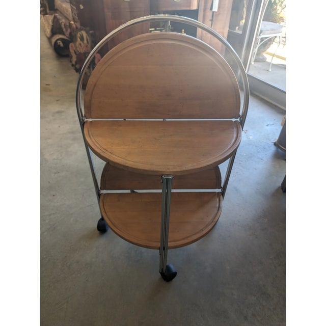 Foldable Serving Cart From Bremshey, 1970s | Chairish
