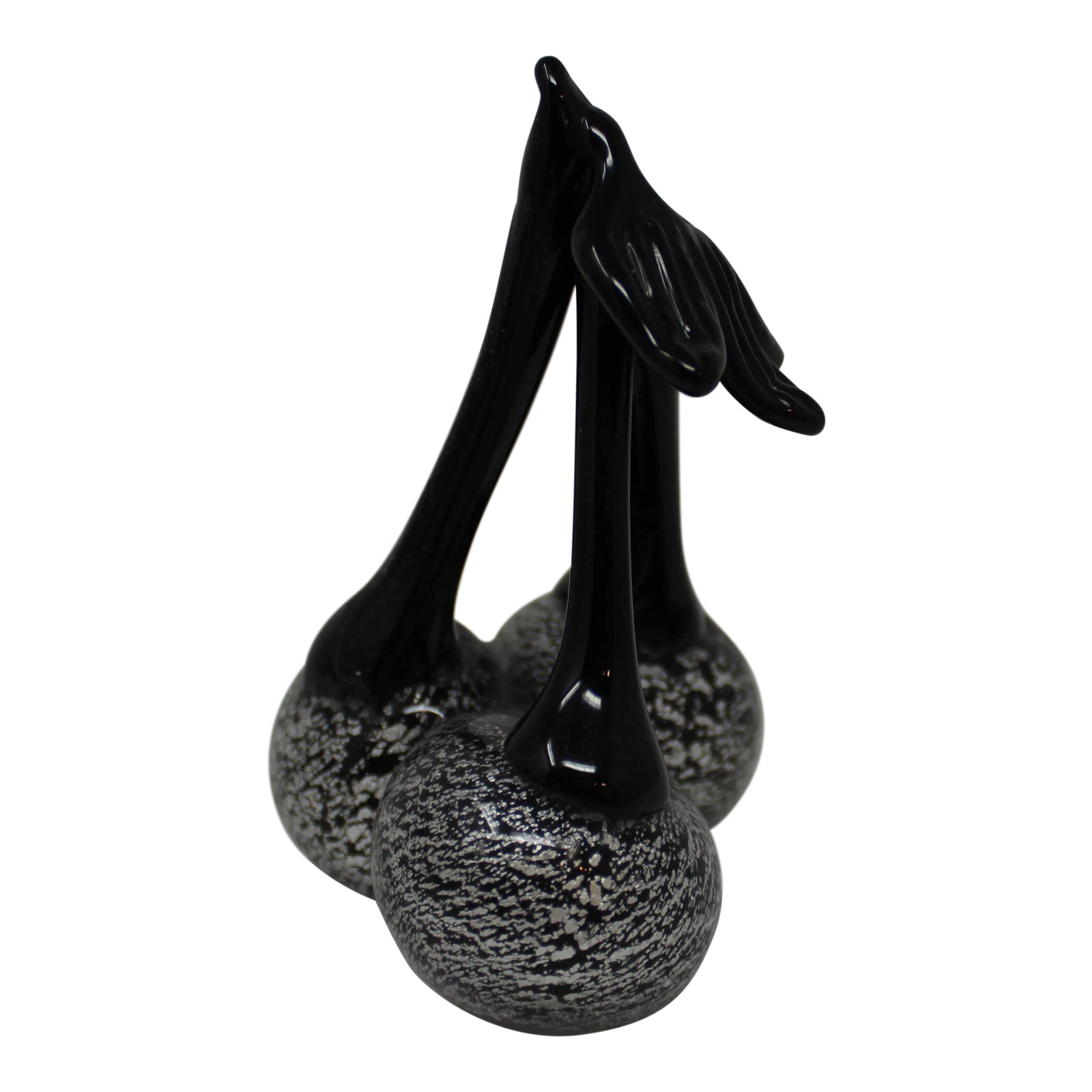 Murano Glass Cherries Figurine by Gambaro | Chairish