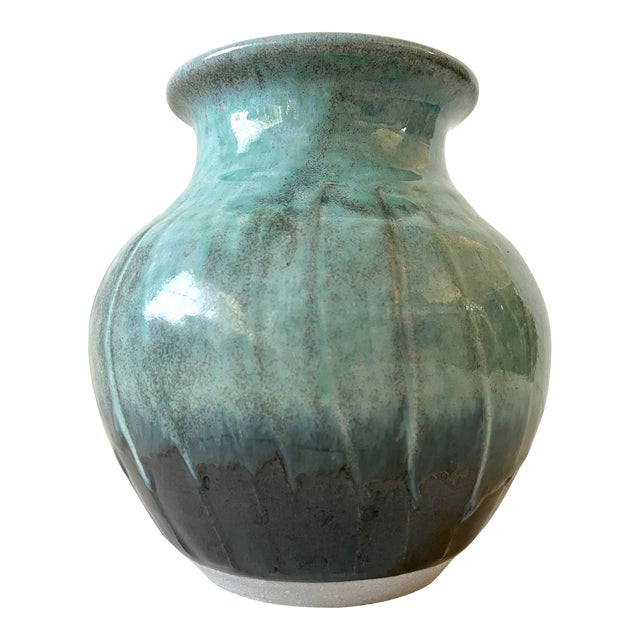 Vintage Studio Pottery Vase by Potter Judy | Chairish