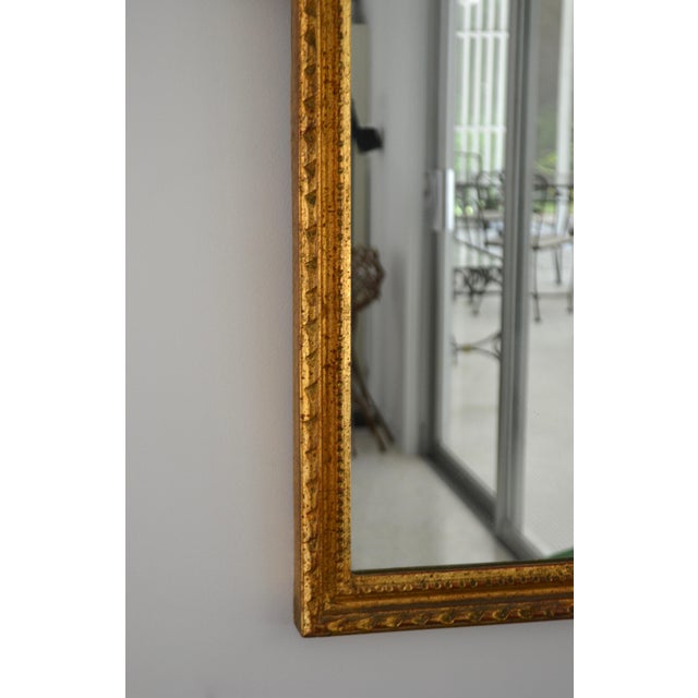 Hollywood Regency Italian Gilt Wall Mirror | Chairish