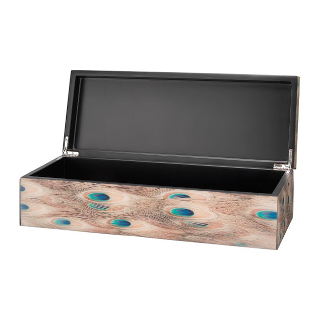 Plume Rectangle Box | Chairish