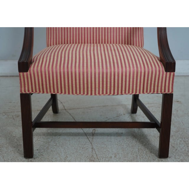 Hickory Chair Upholstered High Back Lolling Chair | Chairish