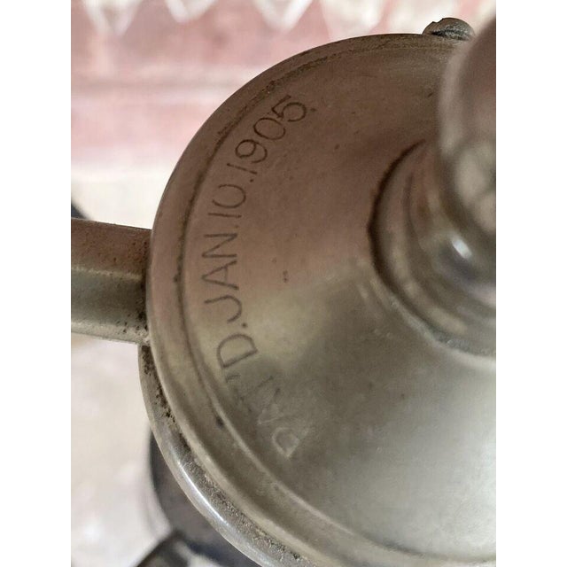 1905 American Brilliant Cut Crystal 2-Light Converted Parlor Mushroom ...