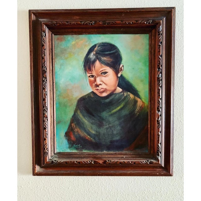 Louise Oien Original Oil Painting Native America Indian Woman - Louise ...