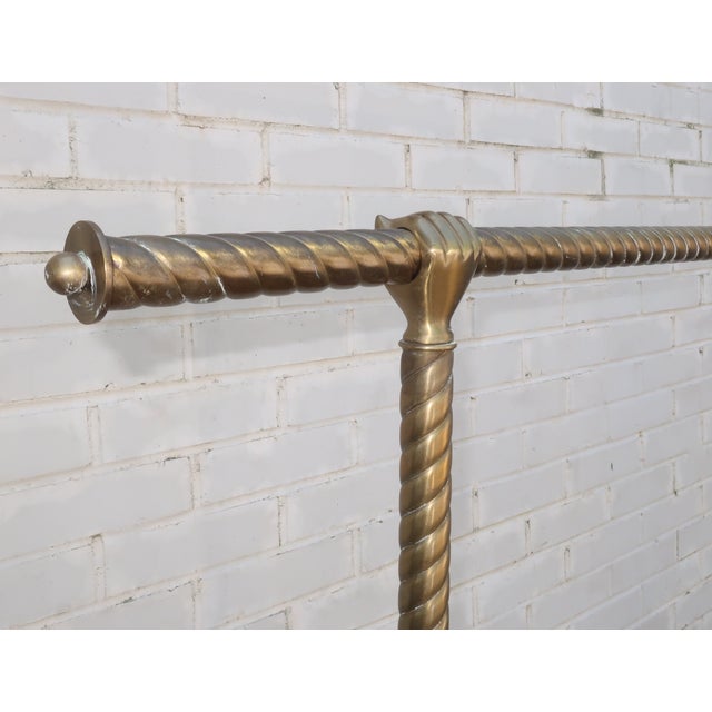 Brass Hand Clothing Rack Stand, 1950's | Chairish