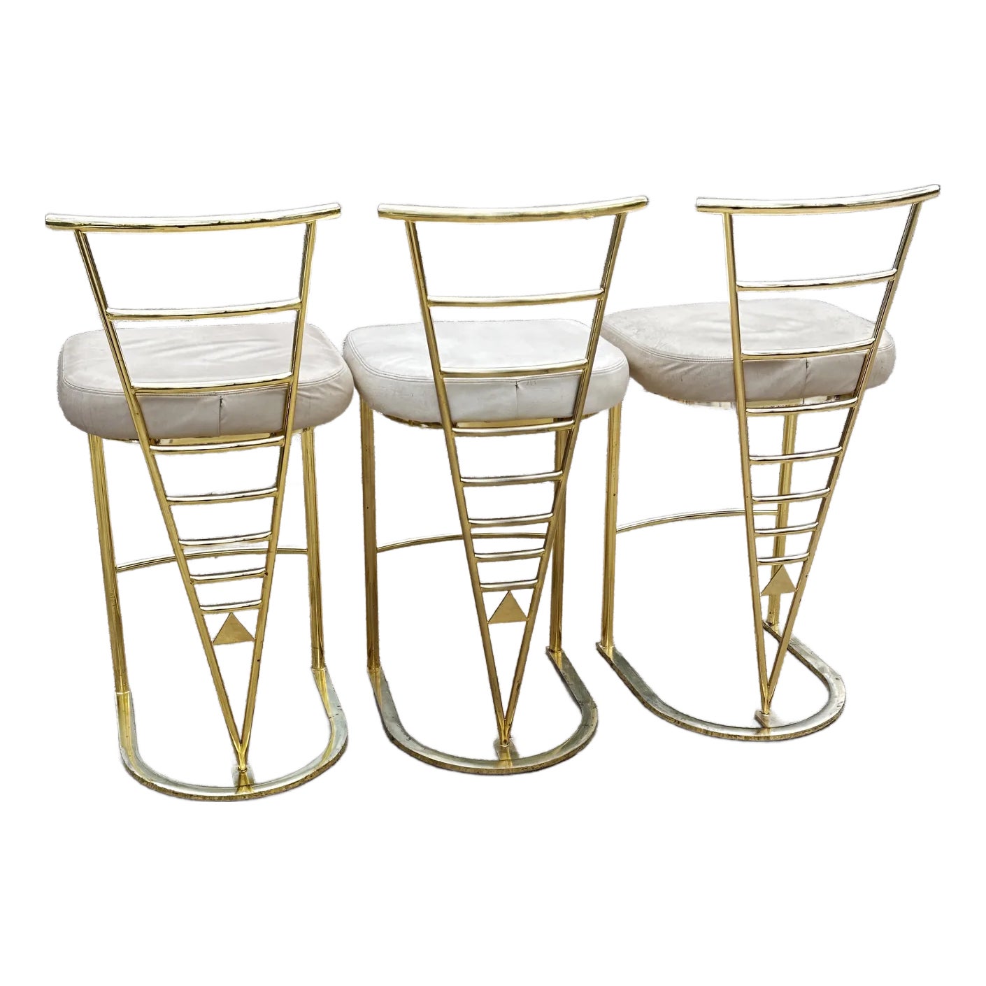 1970s Dia Counter Height Bar Stools Set of Three | Chairish
