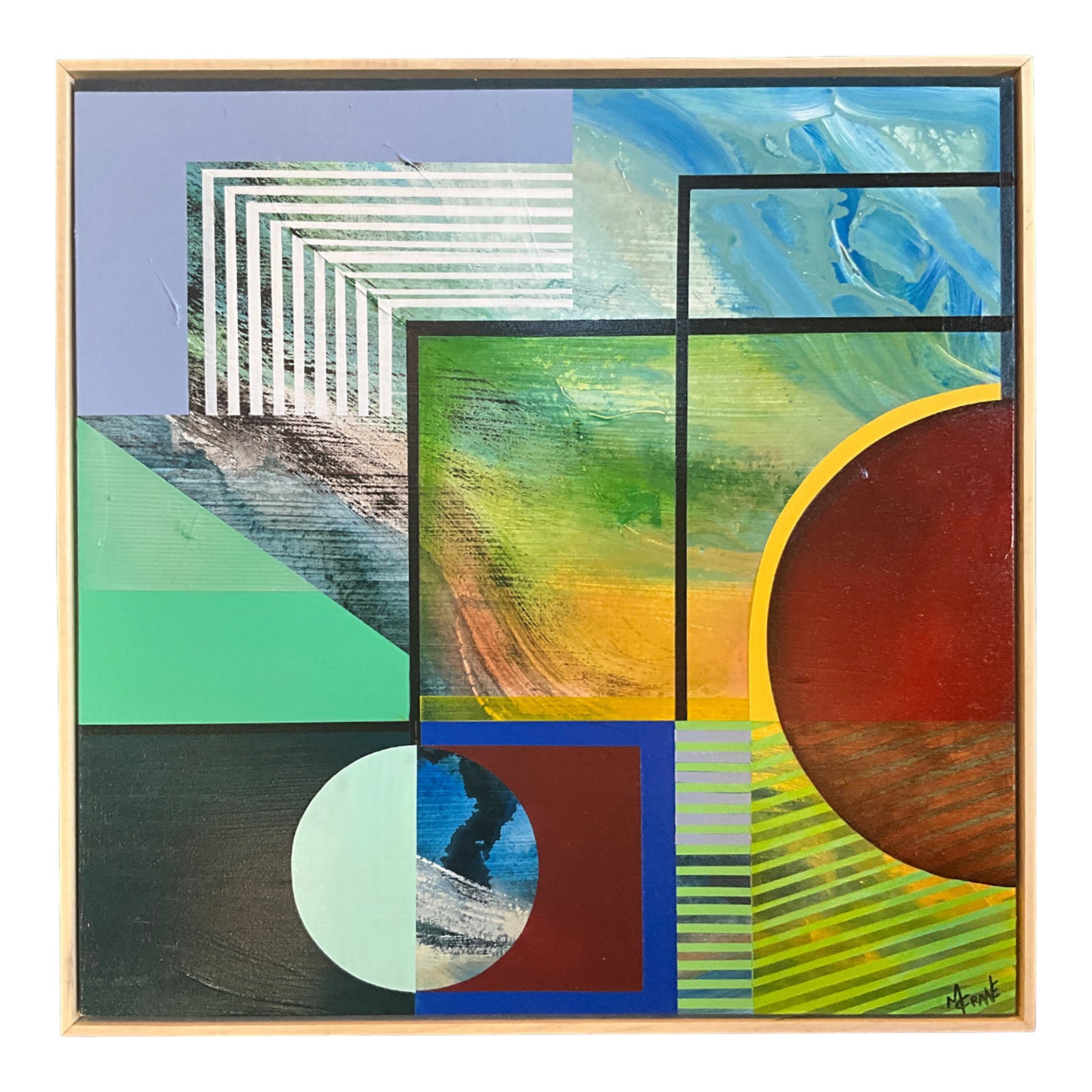 Contemporary Painting "Connections of Belonging" by Mary Crane Nutter ...