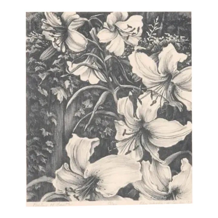 1993 Elizabeth Carter Poetry of Earth Lithograph | Chairish