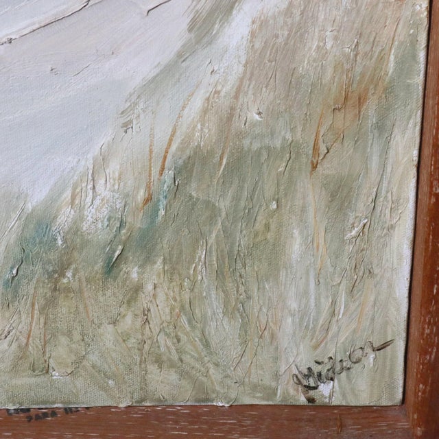 Listed American Artist Elmo Gideon Fine Original Oil Seascape Painting ...