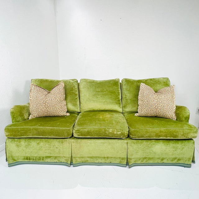 English Rolled Arm Sofa | Chairish
