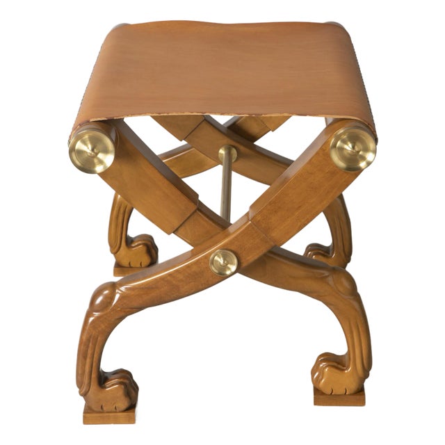 Pardalis Epipla Difros Okladias Ancient Greek-Folding Stool | Chairish