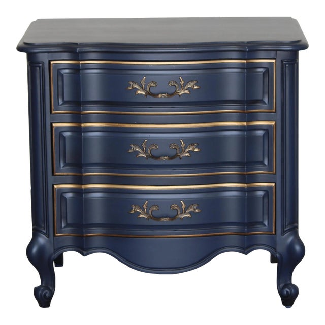 Vintage French Provincial Blue Nightstand Chairish
