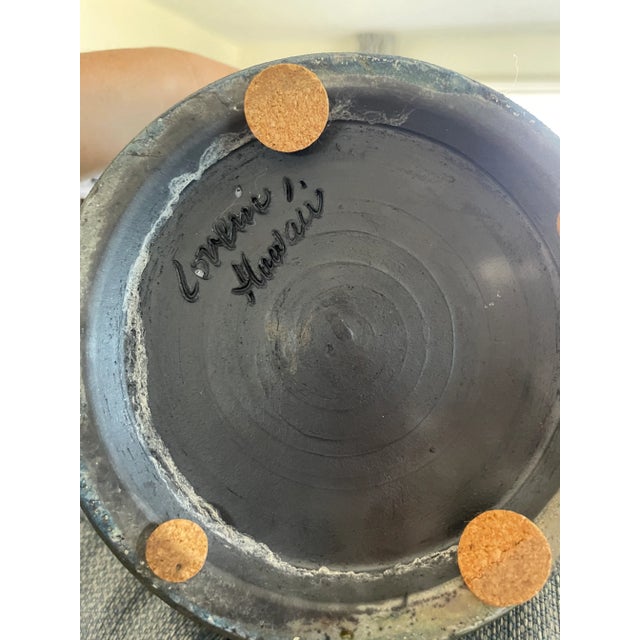 Matthew Lovein Raku Studio Pottery Vase | Chairish