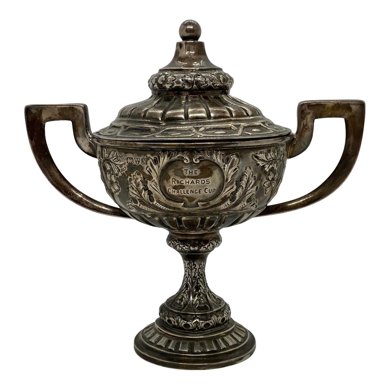 Early 20th Century English Sterling “The Richards Challenge Cup” Trophy ...