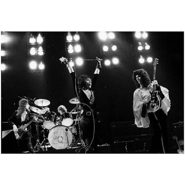 Mick Rock, Queen on Stage, 1974, Estate Photograph Print | Chairish