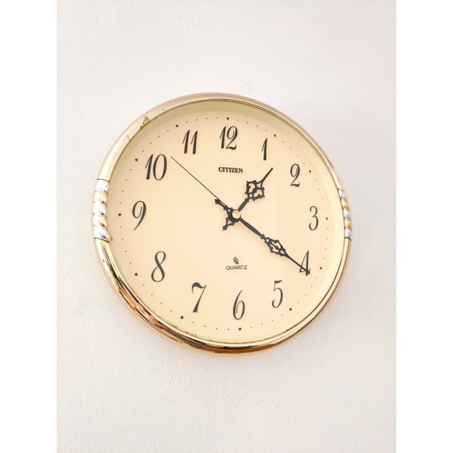Vintage Citizen 1970s Wall Clock | Chairish