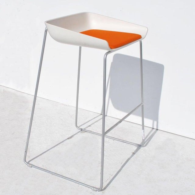 Set of 6 Modern Scoop Stools by Steelcase | Chairish