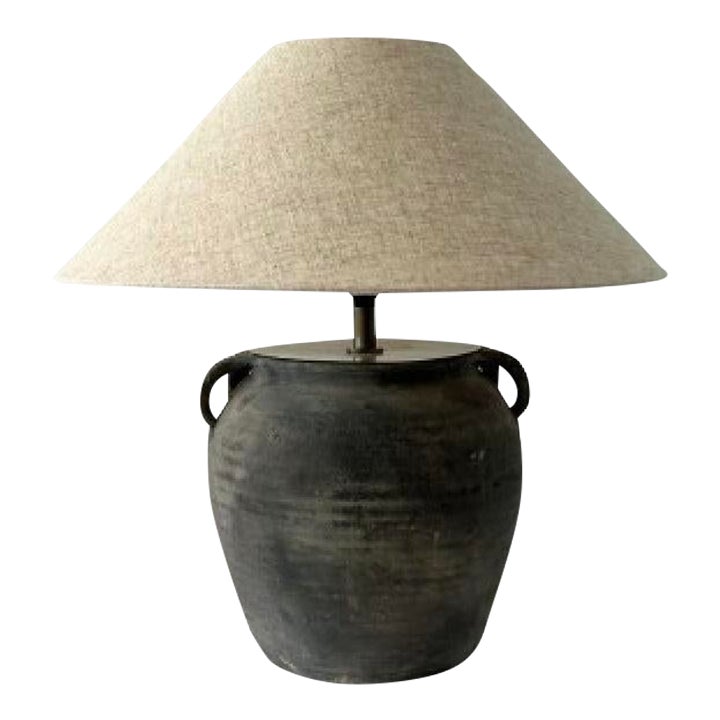 Vintage Water Pot Table Lamp | Chairish