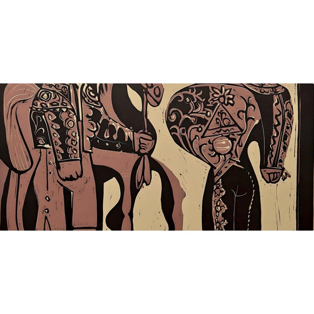 1960s Pablo Picasso, Picador and Matador, Linogravures Print | Chairish