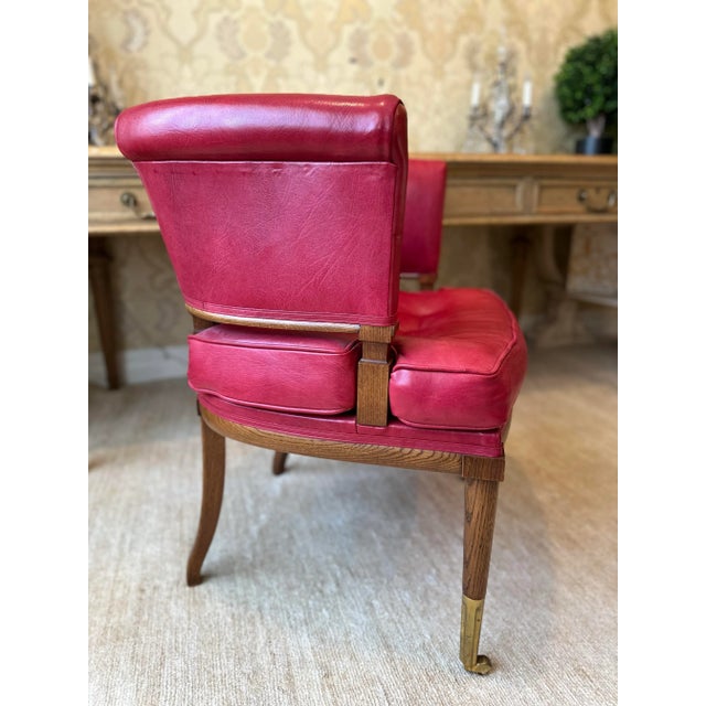 Soane Britain Custom Made One of a Kind Leather Chair | Chairish