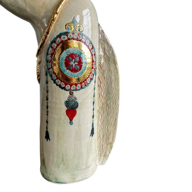 Original Mystical Jeweled Horse Sculpture by Domenico Pinto | Chairish