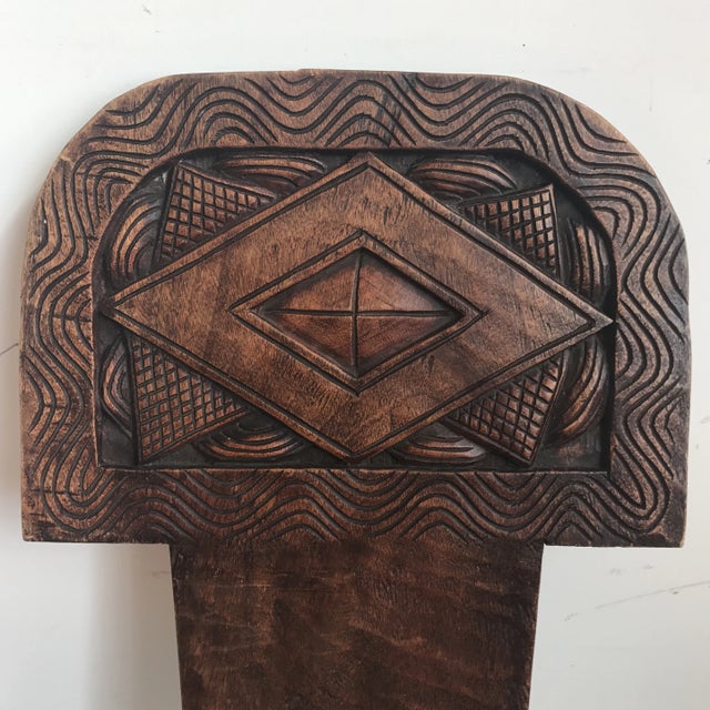 Vintage Carved Wooden Element | Chairish