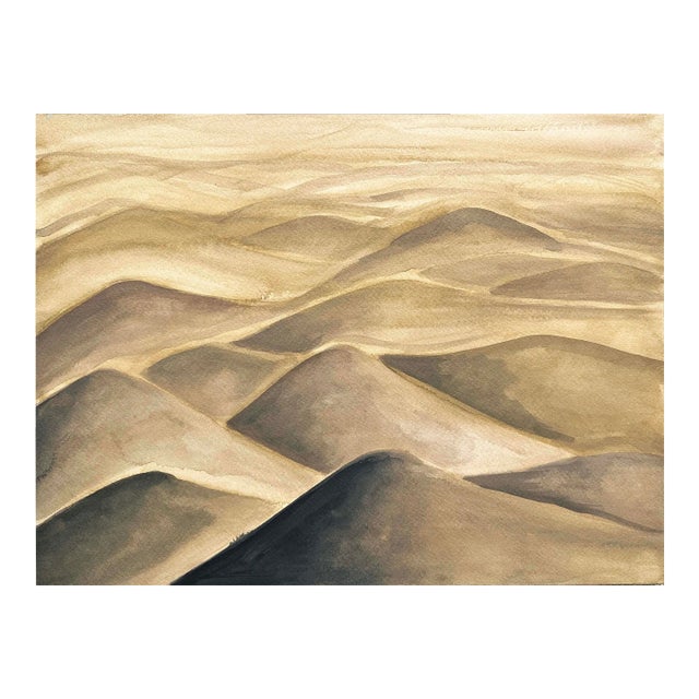 "Badlands Anza Borrego" Watercolor Painting by Roxanne Ritzel | Chairish