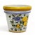 Large Round Tuscan Terracotta Planter | Chairish