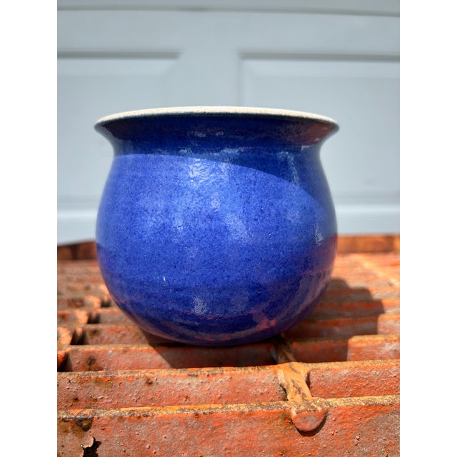 Late 20th Century Three Snakes Cobalt Blue Pottery Jar by Marguerite ...