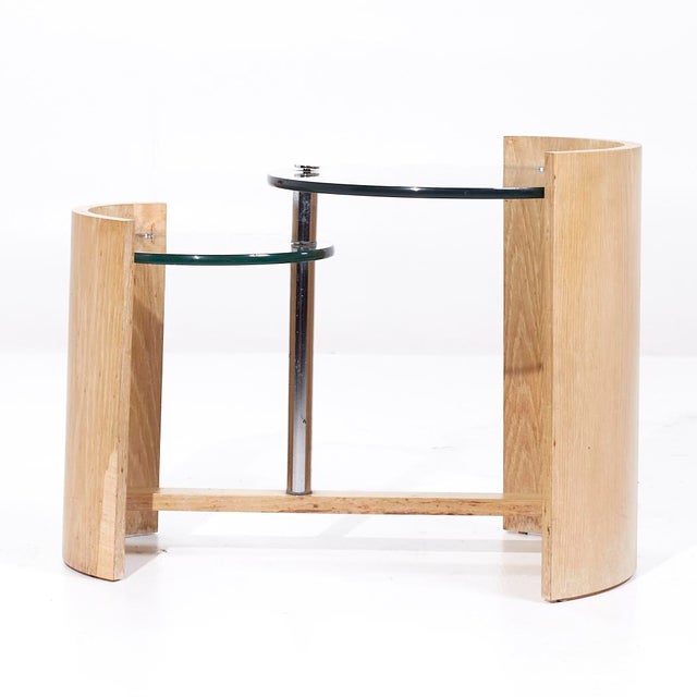 Jay Spectre Mid Century Cerused Oak Coffee Table | Chairish