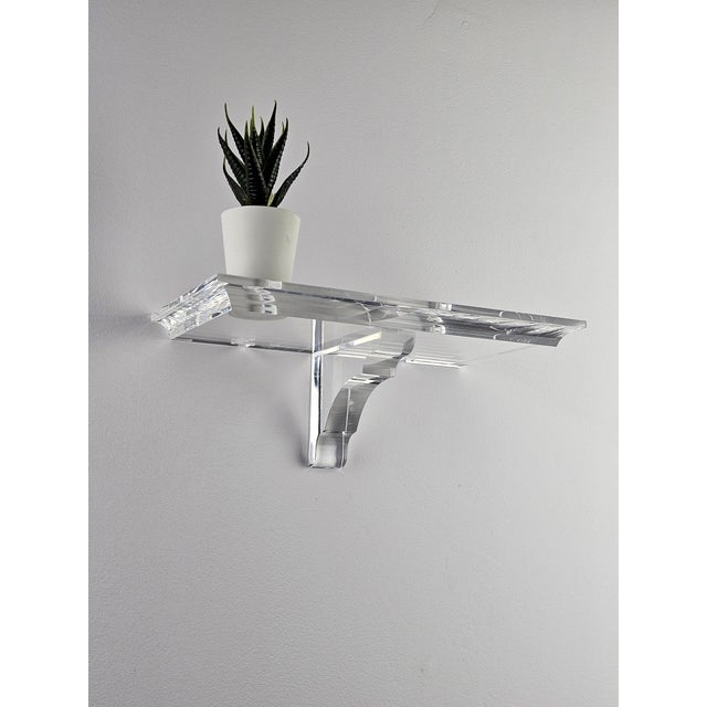 "Freedom" Acrylic Wall Shelf | Chairish