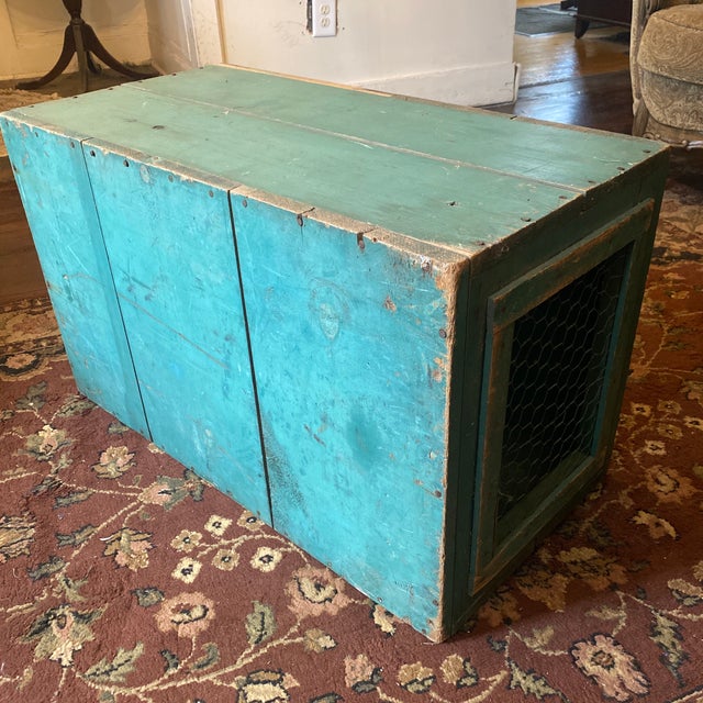 Antique Country Poultry Cage Table | Chairish