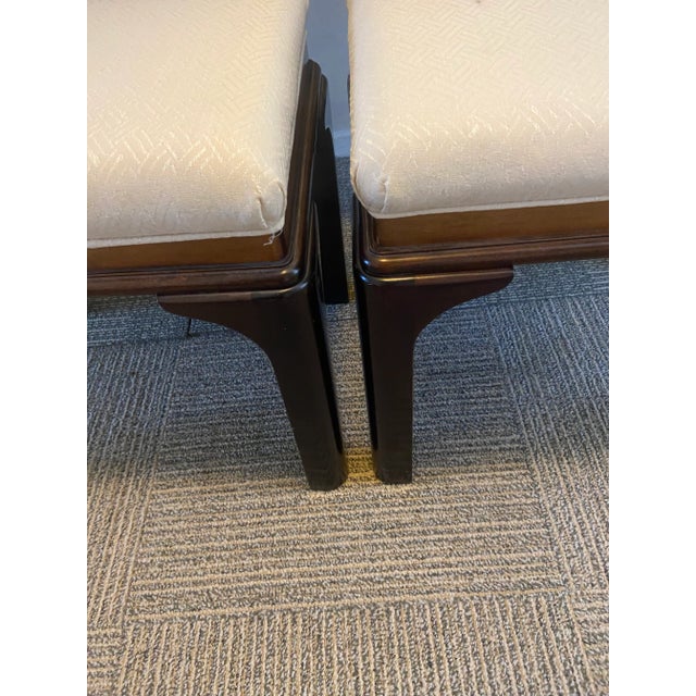 20th Century Chinoiserie Drexel Et Cetera Heritage Ebonized & Burl Wood ...