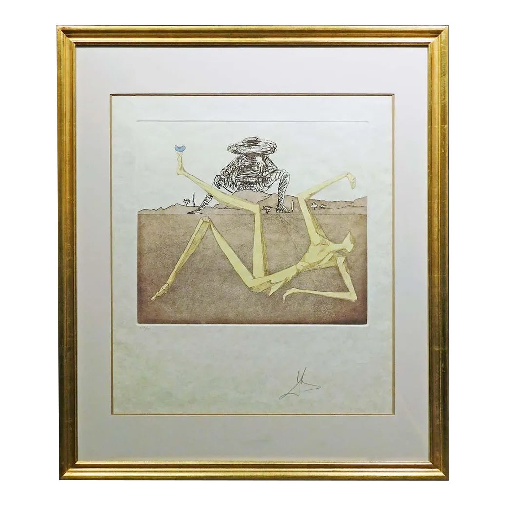 1970s Salvador Dali the Heart of Madness Signed Cooperative Etching ...
