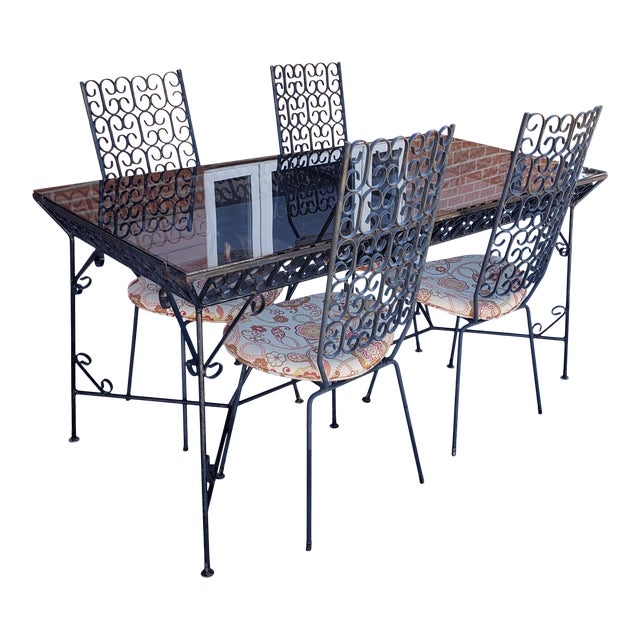 Arthur Umanoff Mid Century Modern Granada Dining Table With 4 Chairs