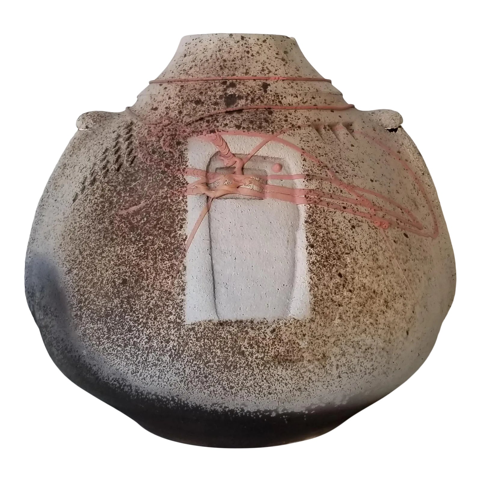 Vintage Jeff Kell Art Pottery Vase | Chairish