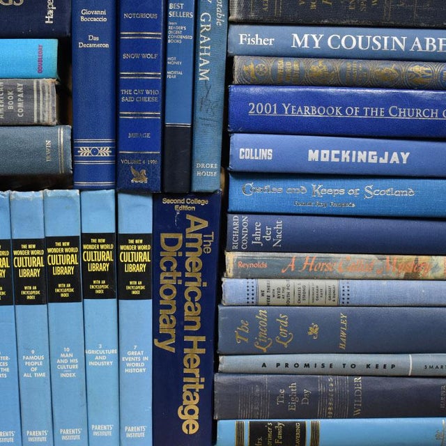 Large Collection of Vintage and Antique Blue Books - Set of 77 | Chairish