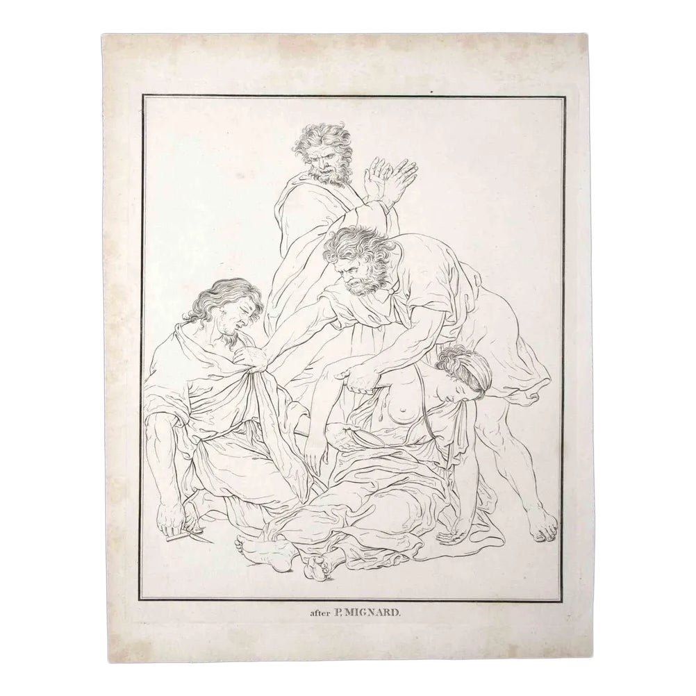 Thomas Holloway, The Surviving, Original Etching, 1810 | Chairish