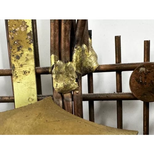 1970s Vintage Curtis Jere Signed Mid-Century Modern Rainy Bus Stop ...