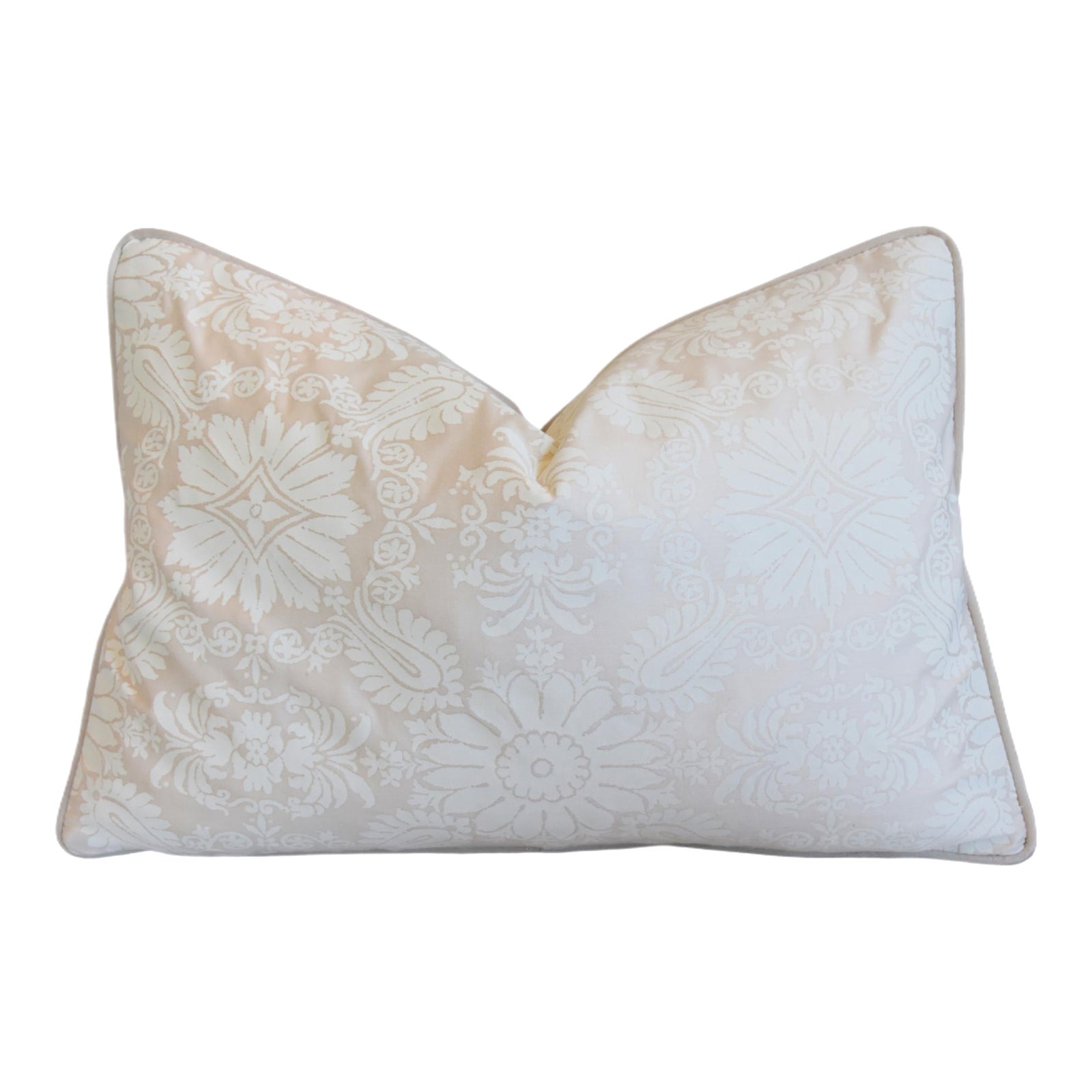 Designer Italian Mariano Fortuny Impero Feather/Down Pillow | Chairish
