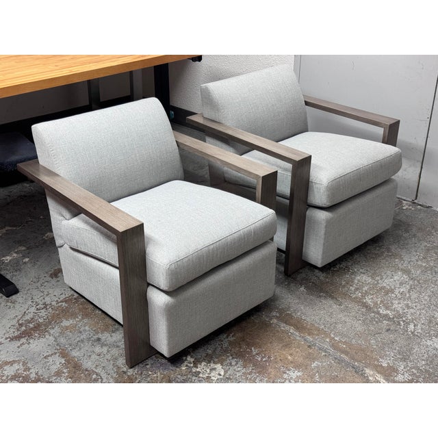 Vanguard Troy Club Chairs by Thom Filicia, a Pair | Chairish