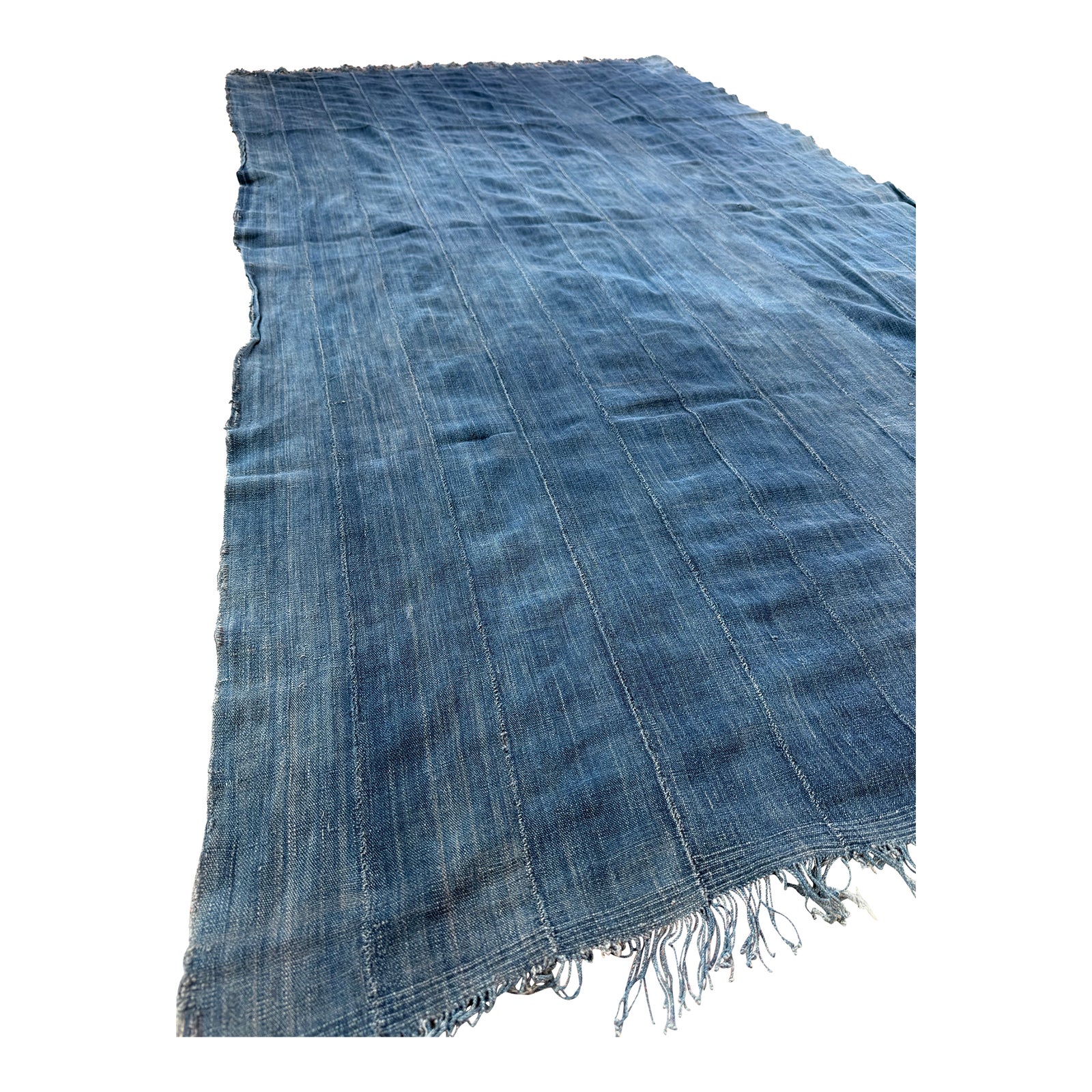 Vintage African Dark Indigo Denim Mossi Mudcloth 73” L X 41”w | No. 93 ...