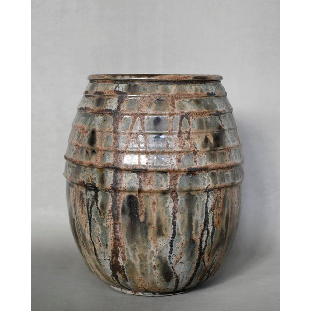 Belgian Art Pottery Vase by Roger Guérin - 1920s Bouffioulx Belgium ...