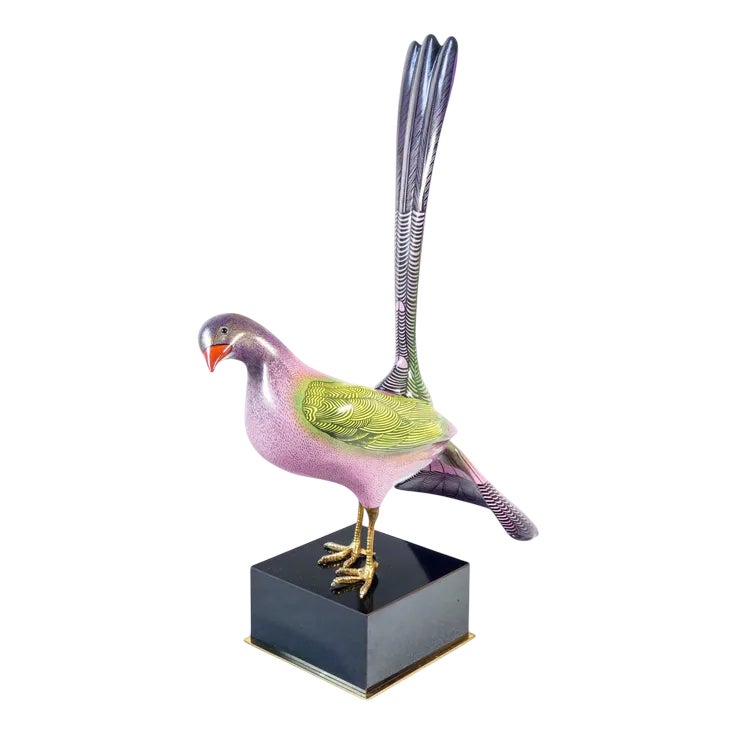 Porcelain Sculpture Bird by Giulia Mangani | Chairish