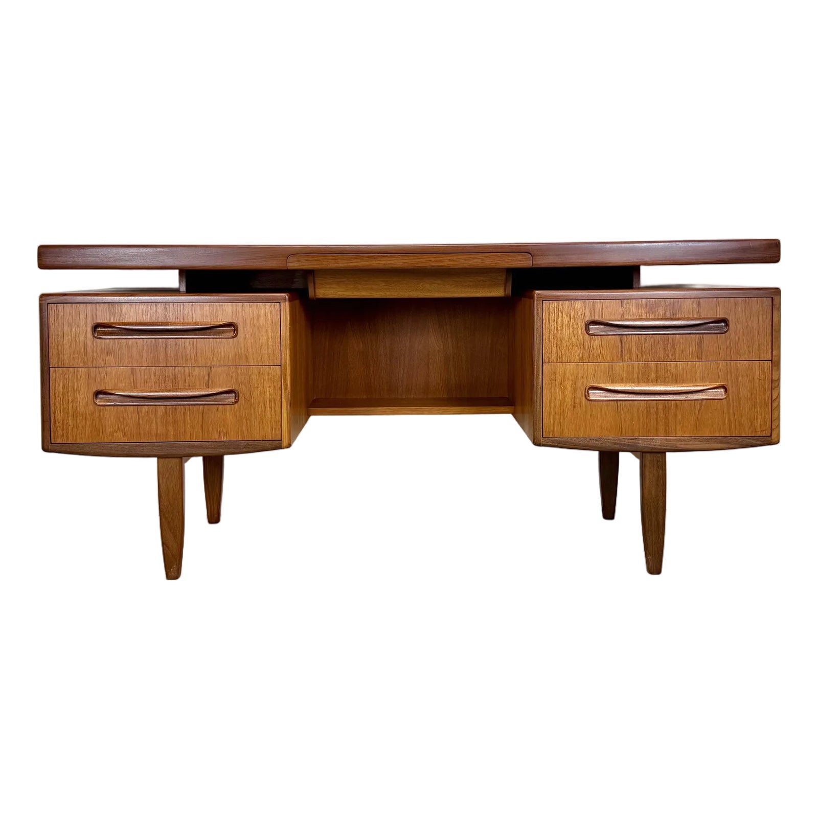 Mid Century Danish Modern Style Teak “Fresco” Writing Desk by G Plan ...