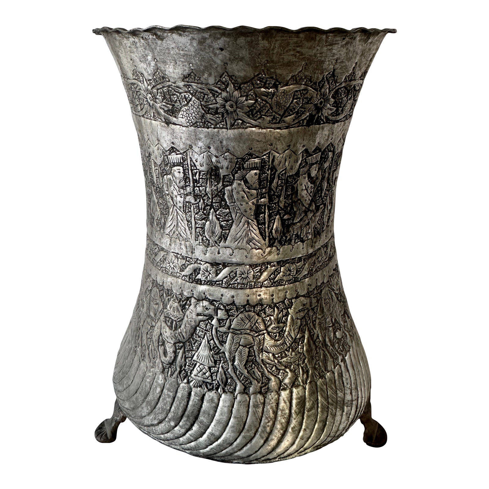 Early 20th Century Antique Middle Eastern Persian Umbrella Stand/Vase ...