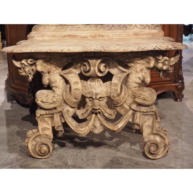 Bleached Renaissance Style Walnut Sgabello Chair From Italy, Circa 1870 ...