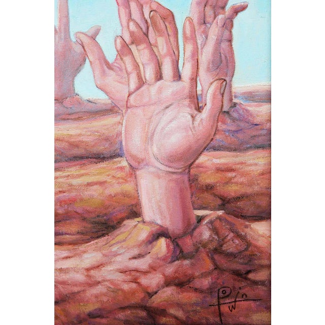 Henry David Potwin “From the Earth” Soft Hued Contemporary Surrealist ...