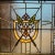 American Denver Stained and Leaded Glass Shield Window | Chairish